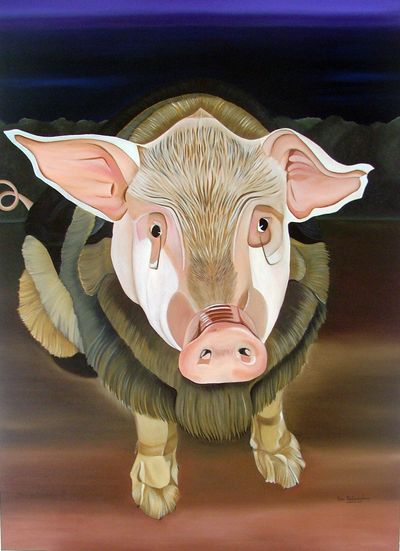 “PORCO CANE ! Che quadro é?” (ottobre 2009) | Luca Salvadalena